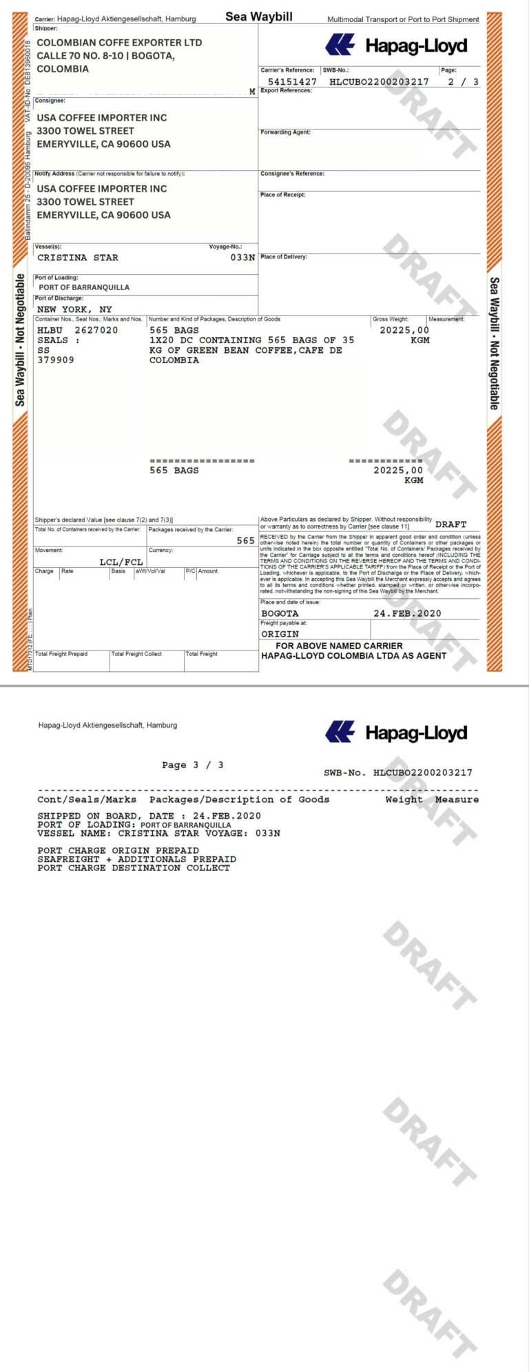 Sea Waybill Nedir? Denizyolu Taşıma Senedi Nedir? – Akreditif ...